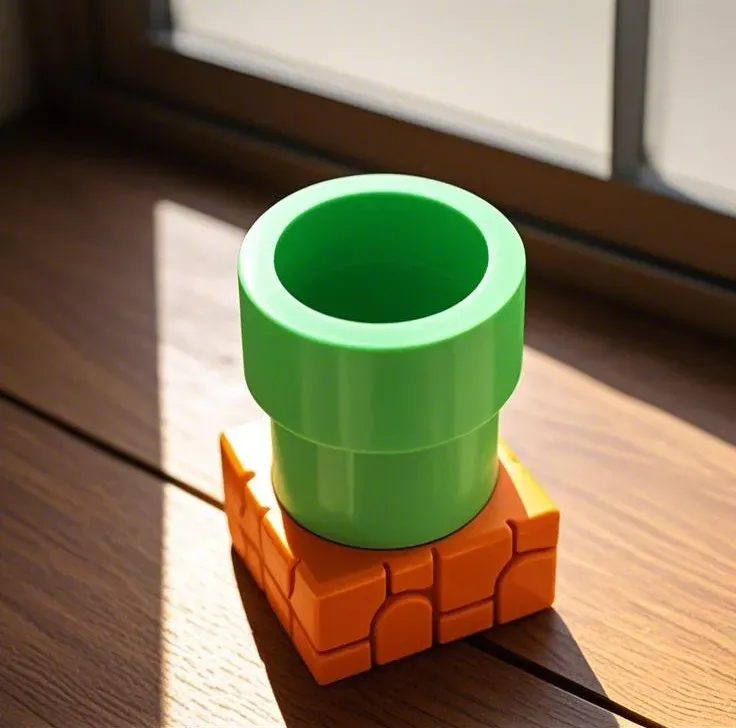 Portalápices de tuberías de Mario Bros por CLOUDFPV MakerWorld ...