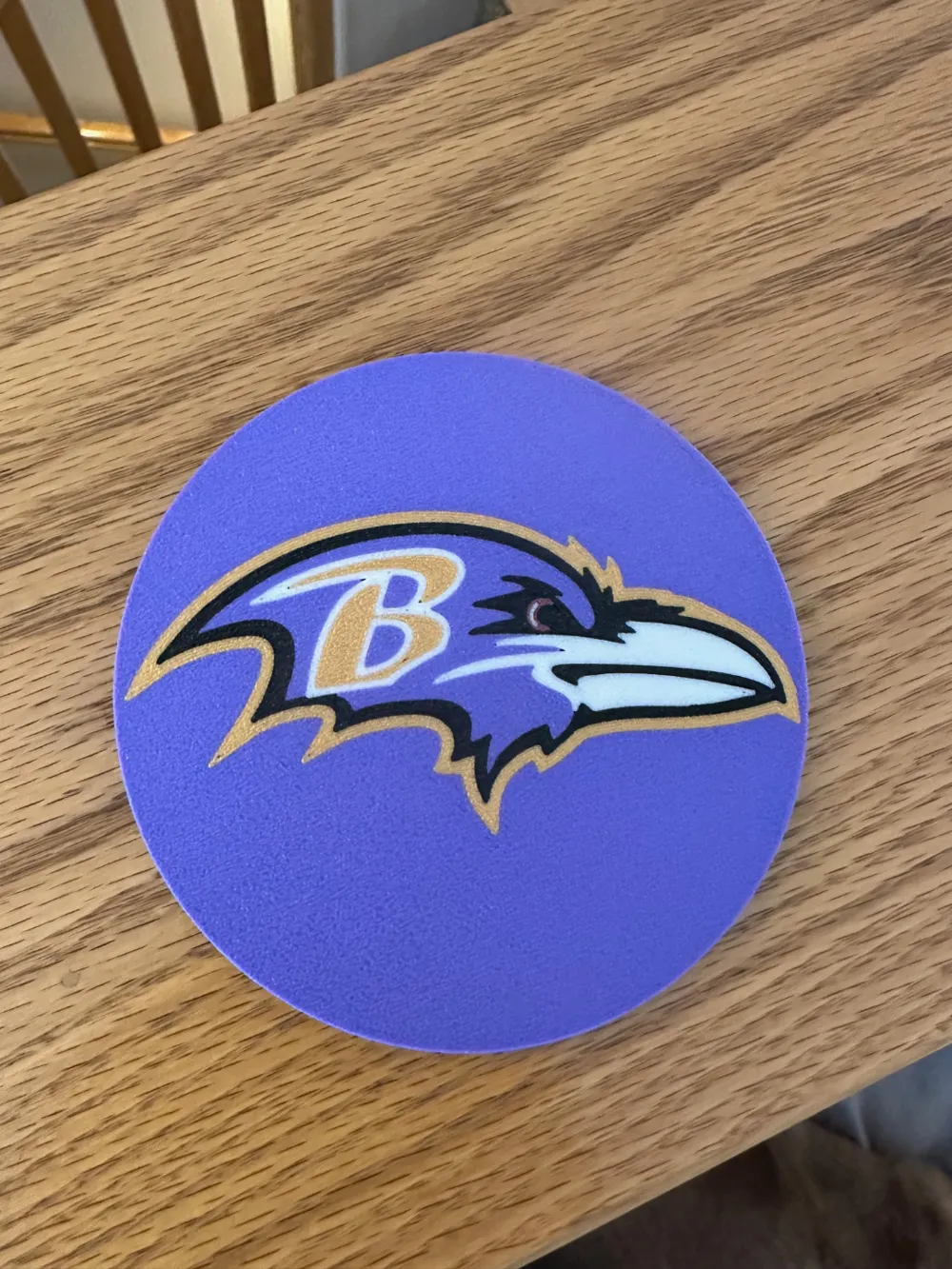 Baltimore Ravens Coaster set by TJSlayer - MakerWorld