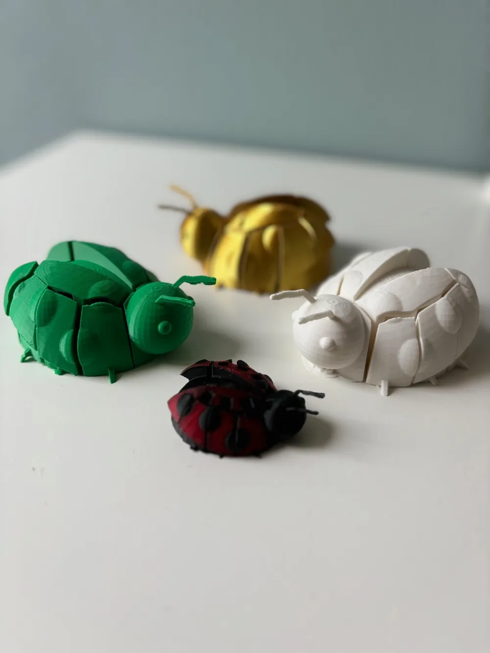 Flexi Articulated Ladybug Singlecolour Multicolour by Alxthunder ...