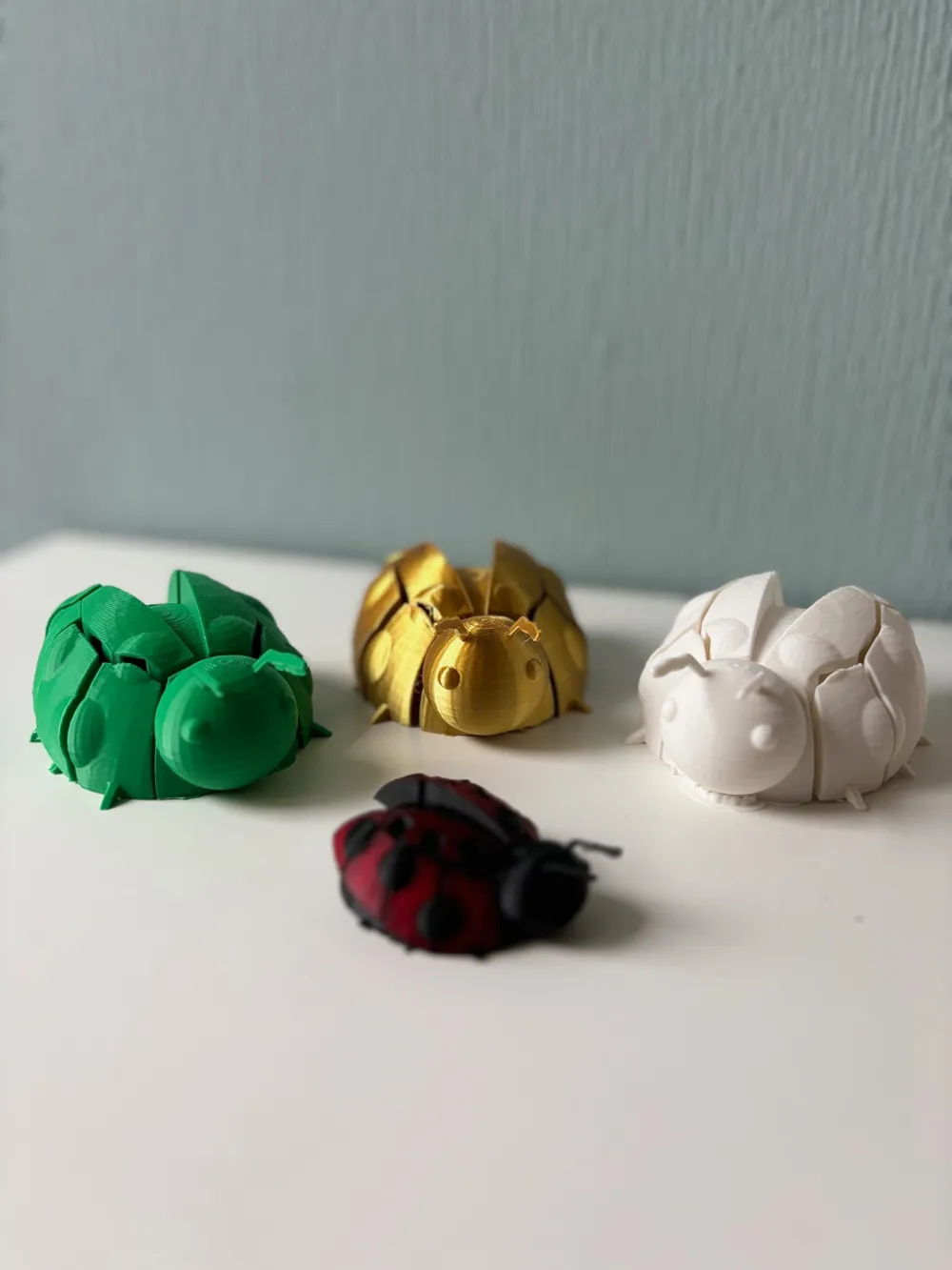 Flexi Articulated Ladybug Singlecolour Multicolour by Alxthunder ...