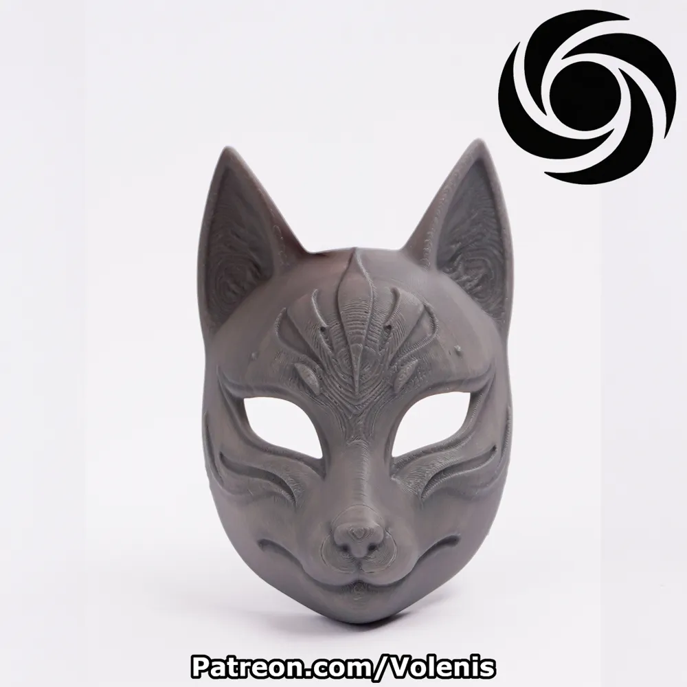 Fox Spirit Mask - Free 3D Print Model - MakerWorld