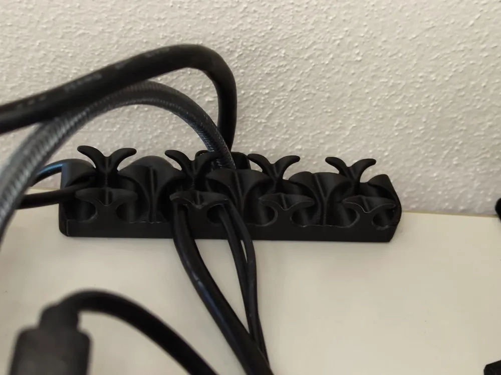 Modular cable holder / organizer - Free 3D Print Model - MakerWorld