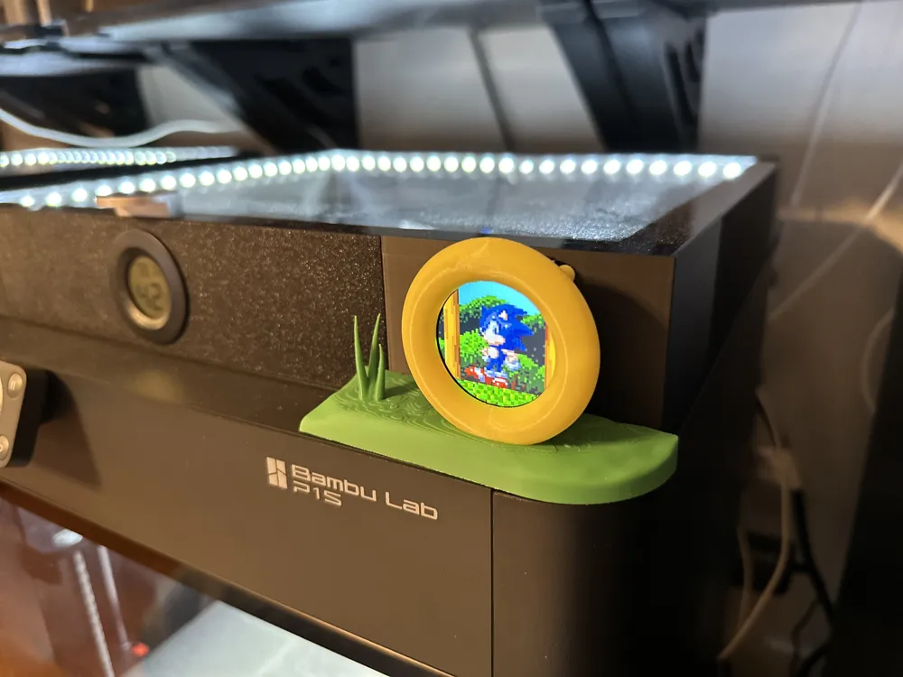 Sonic Ring Portal inspired mount for Panda Knomi by Hey Ben MakerWorld: Download Free 3D Models