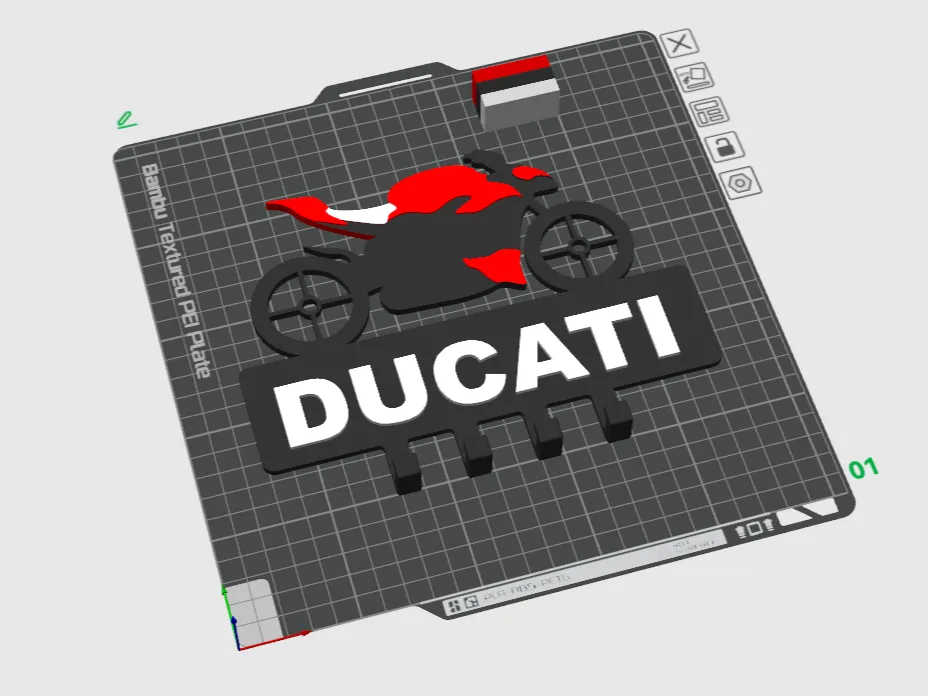 Porta chiavi Ducati- StreetFighter V4S by ZioLouis_3D - MakerWorld