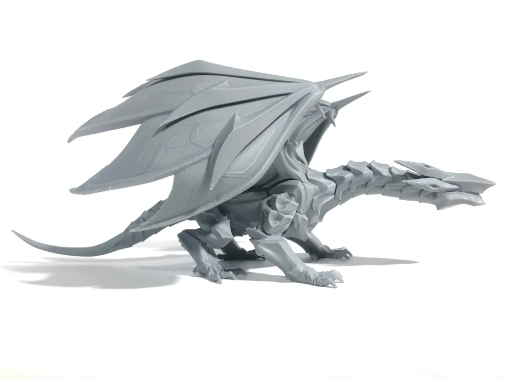 Cyber Mech dragon Scifi Model Statue Figure HI3 by Lexdros8888 ...