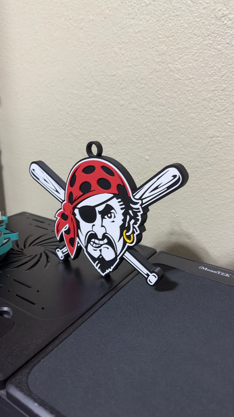 Baseball Pirate Chain Necklace Charm by 3DPrintPioneers - MakerWorld