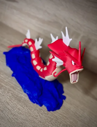 Gyarados multicolor by Ethanprint3D MakerWorld: Download Free 3D Models