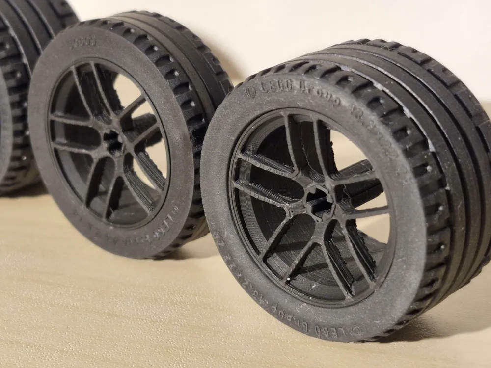 Realistic Wheels- Legò Bugatti Bolide 42151/42162 - Free 3D Print Model ...
