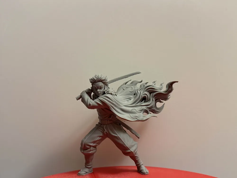Rengoku Kyojurou – Flame Sword Stance - Free 3D Print Model - MakerWorld