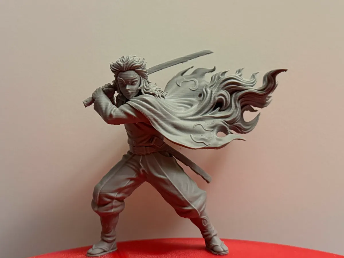 Rengoku Kyojurou – Flame Sword Stance - Free 3D Print Model - MakerWorld