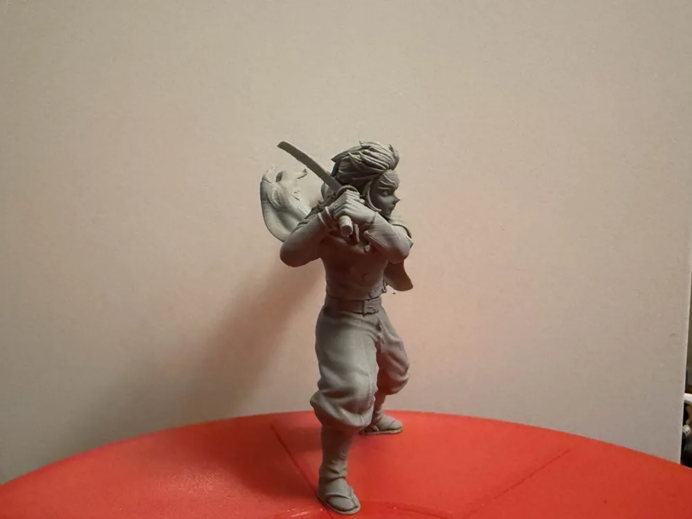 Rengoku Kyojurou – Flame Sword Stance - Free 3D Print Model - MakerWorld