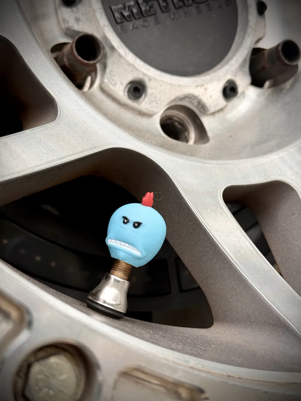 Rick And Morty Valve Caps Set-Multiple Characters! by ShapeShift 3D ...