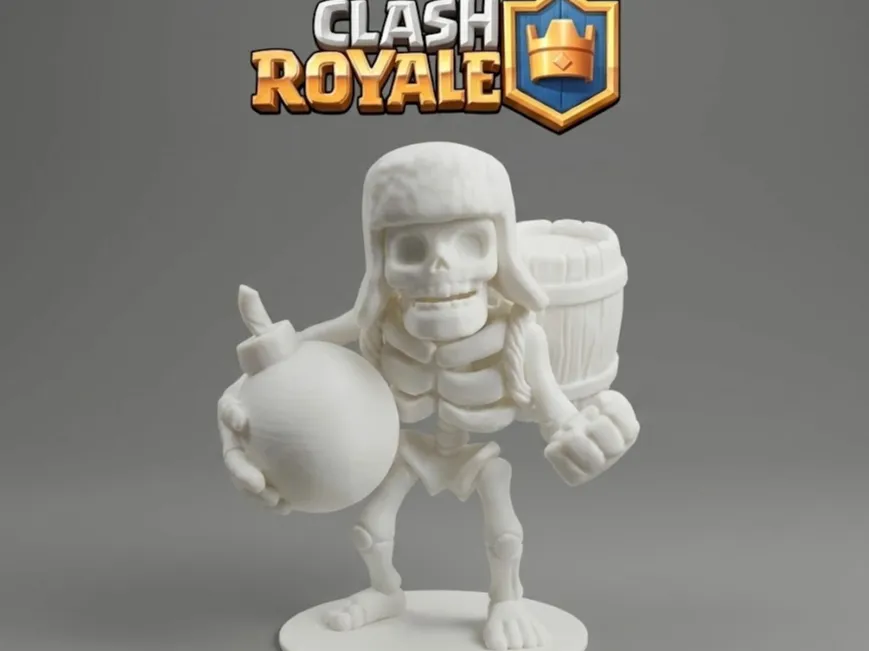 Giant Skeleton Clash Royale By Fazt3d Makerworld Download Free 3d Models