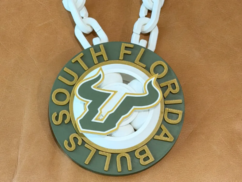 USF Bulls Spinner Chain by jckrenrut MakerWorld: Download Free 3D Models