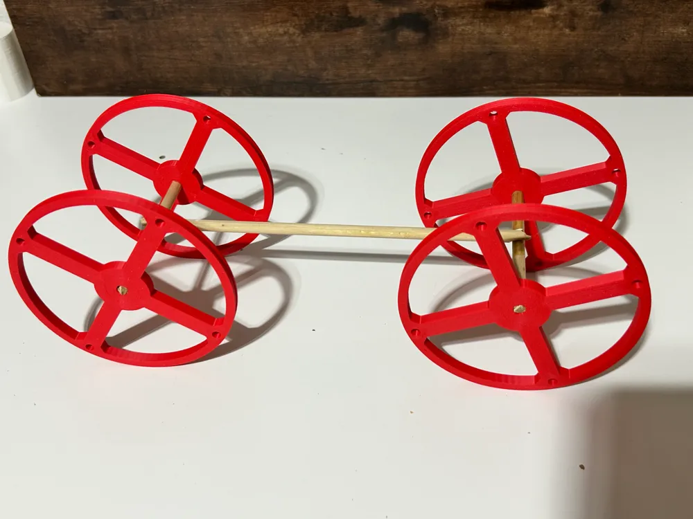 Rubber Band Car Wheels by Karrot_Box MakerWorld: Download Free 3D Models