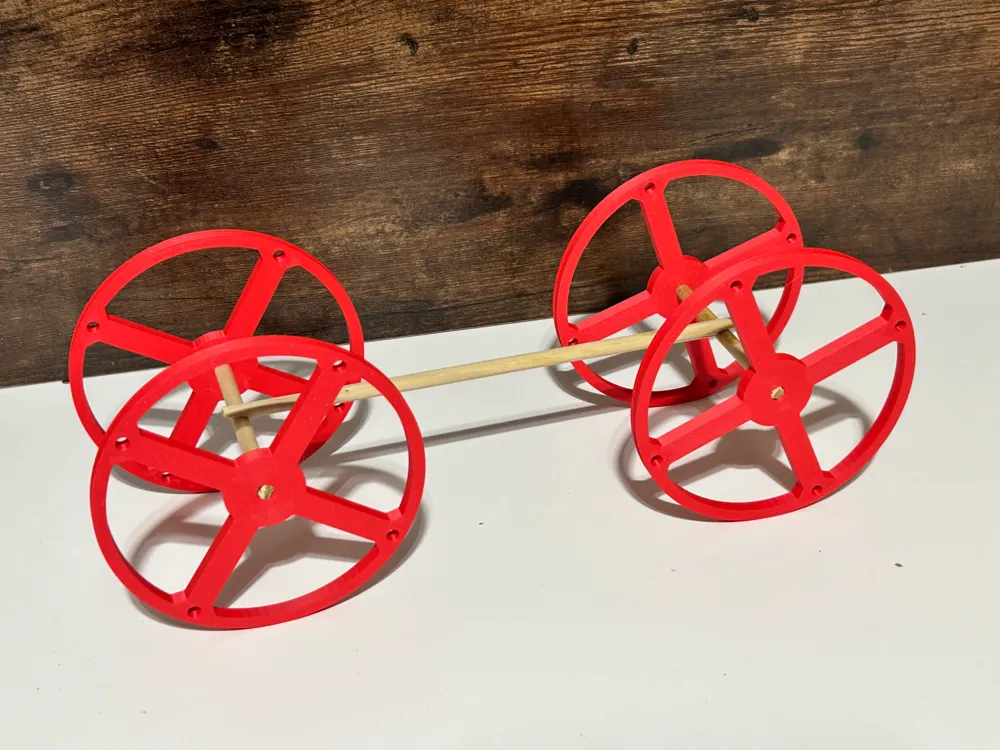 Rubber Band Car Wheels by Karrot_Box MakerWorld: Download Free 3D Models