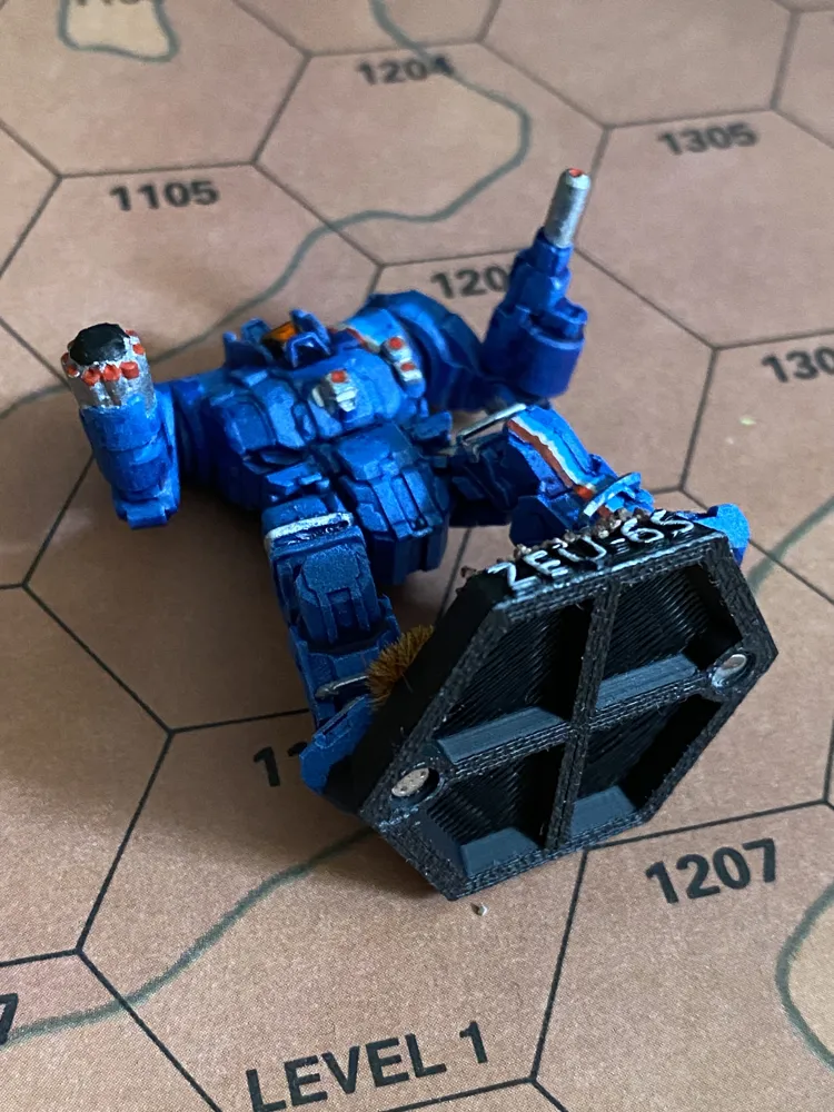BattleTech 3025 Named Assault Mech Hex Bases - Free 3D Print Model ...