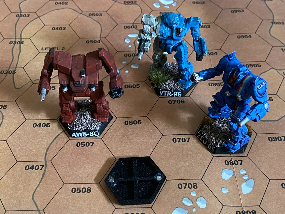 BattleTech 3025 Named Assault Mech Hex Bases by zzv347 MakerWorld ...
