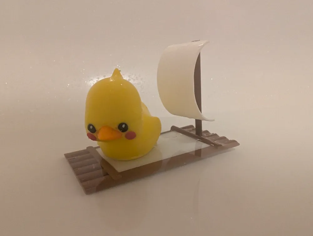 Rubber Ducky Lost At Sea (duck on a raft) by Oddity3DMakerWorld ...