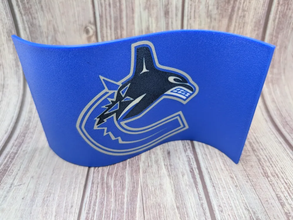 Vancouver Canucks Flag / Plate by Sage Prints and Design - MakerWorld