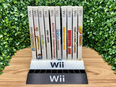 WIIU NINTENDO GAME HOLDER DISC CASE by user_1068934888 - MakerWorld