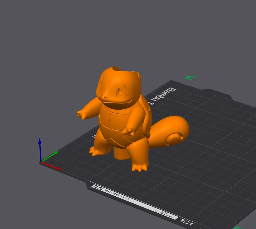 Squirtle Bic Case Remixed by Mr Potato - MakerWorld