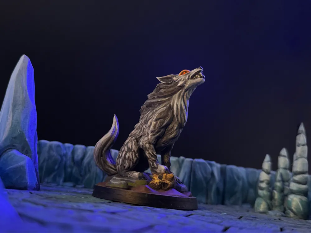 Monster Wolf Matriarch (Supportless -FDM Friendly) by Mizugames MakerWorld: Download Free 3D Models