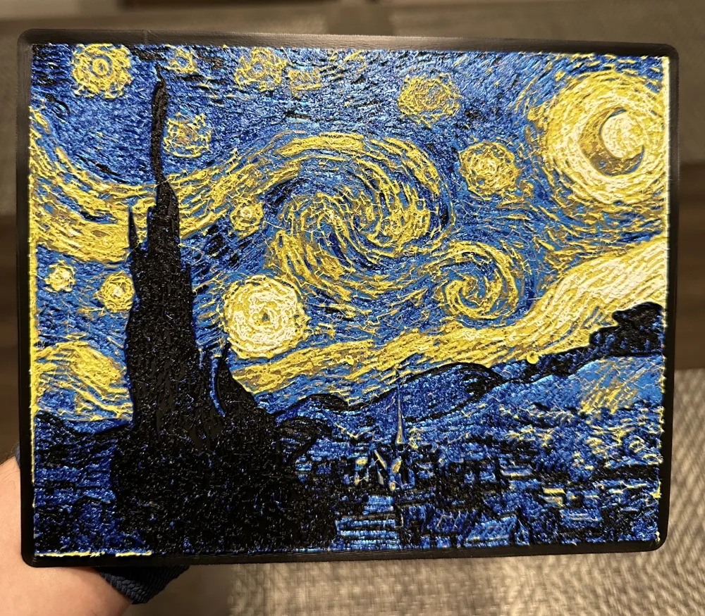 The Starry Night - HueForge by jdlg2065 - MakerWorld