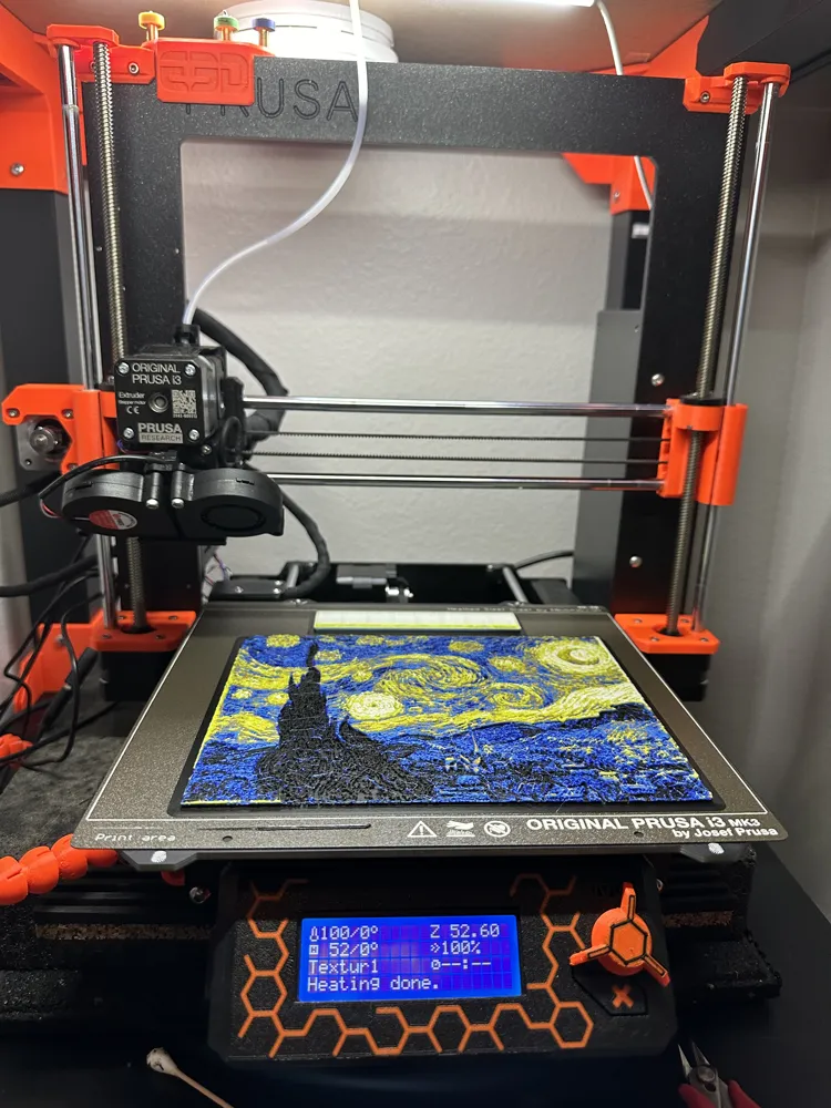 The Starry Night - HueForge by jdlg2065 - MakerWorld