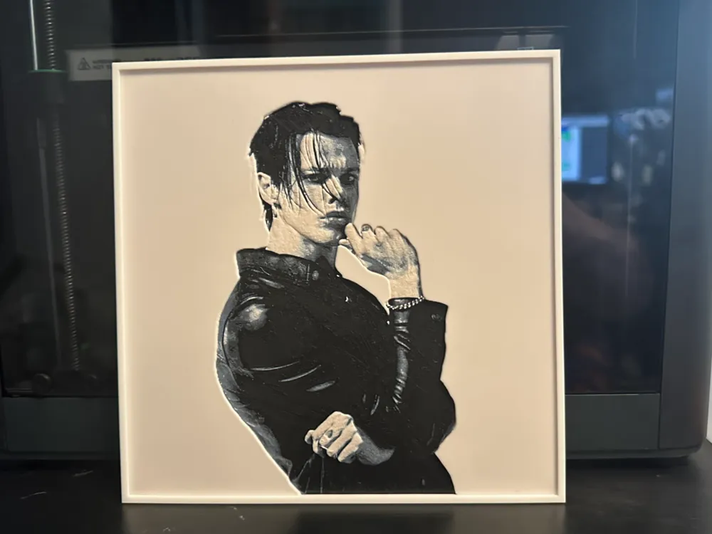 Yungblud Hueforge Poster - Free 3D Print Model - MakerWorld