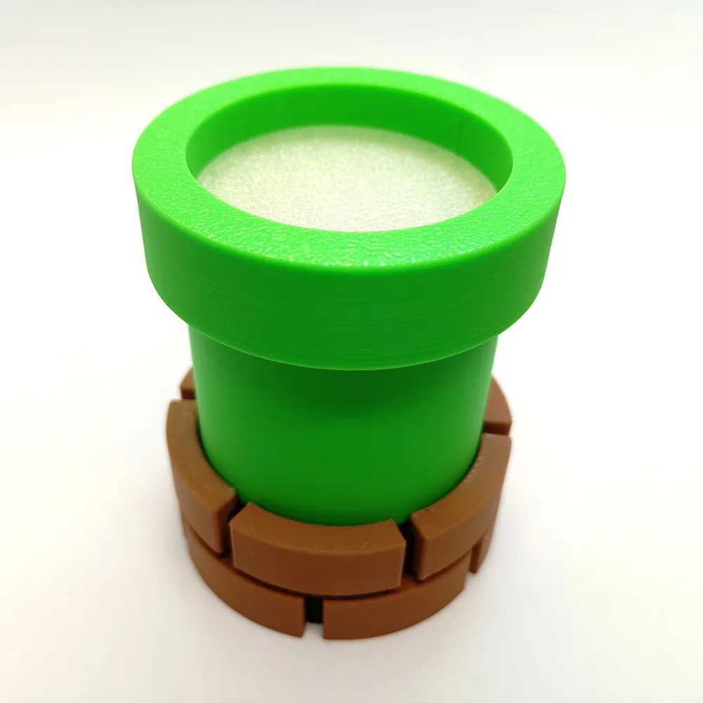 SuperMario pipe tube with battery and light by Tonoto - MakerWorld