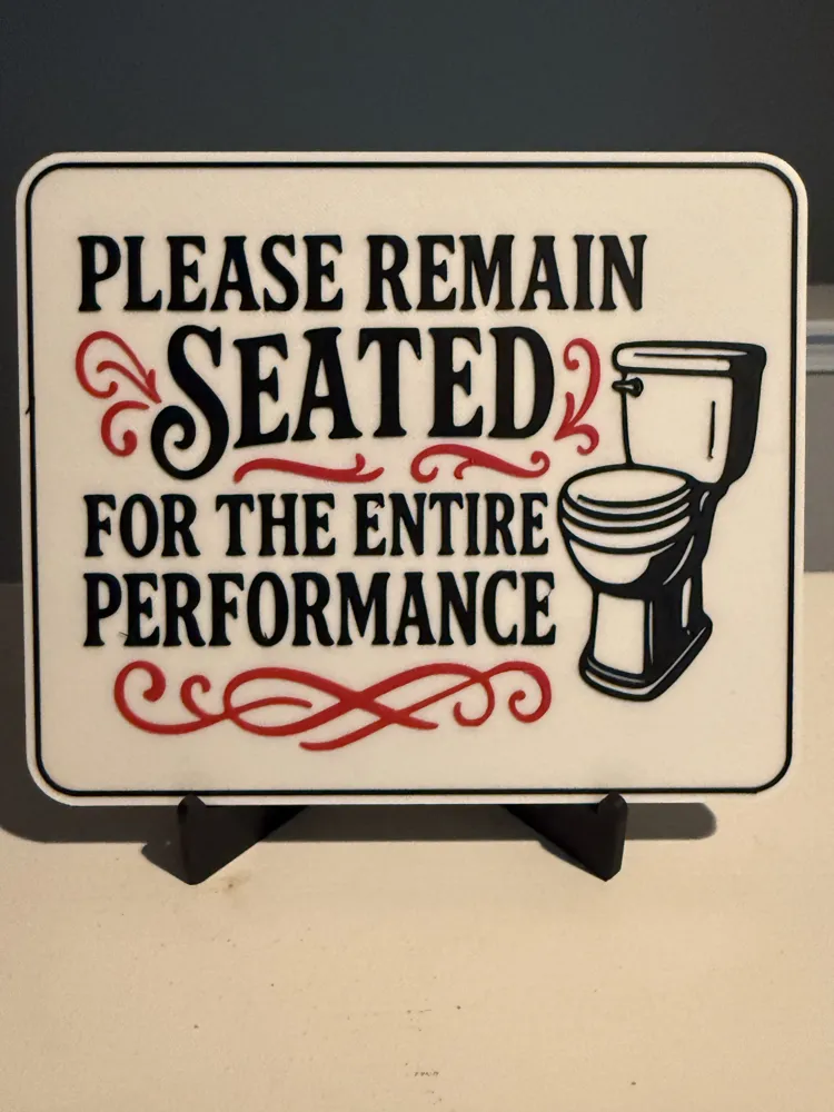 FUNNY BATHROOM SIGNS - Free 3D Print Model - MakerWorld