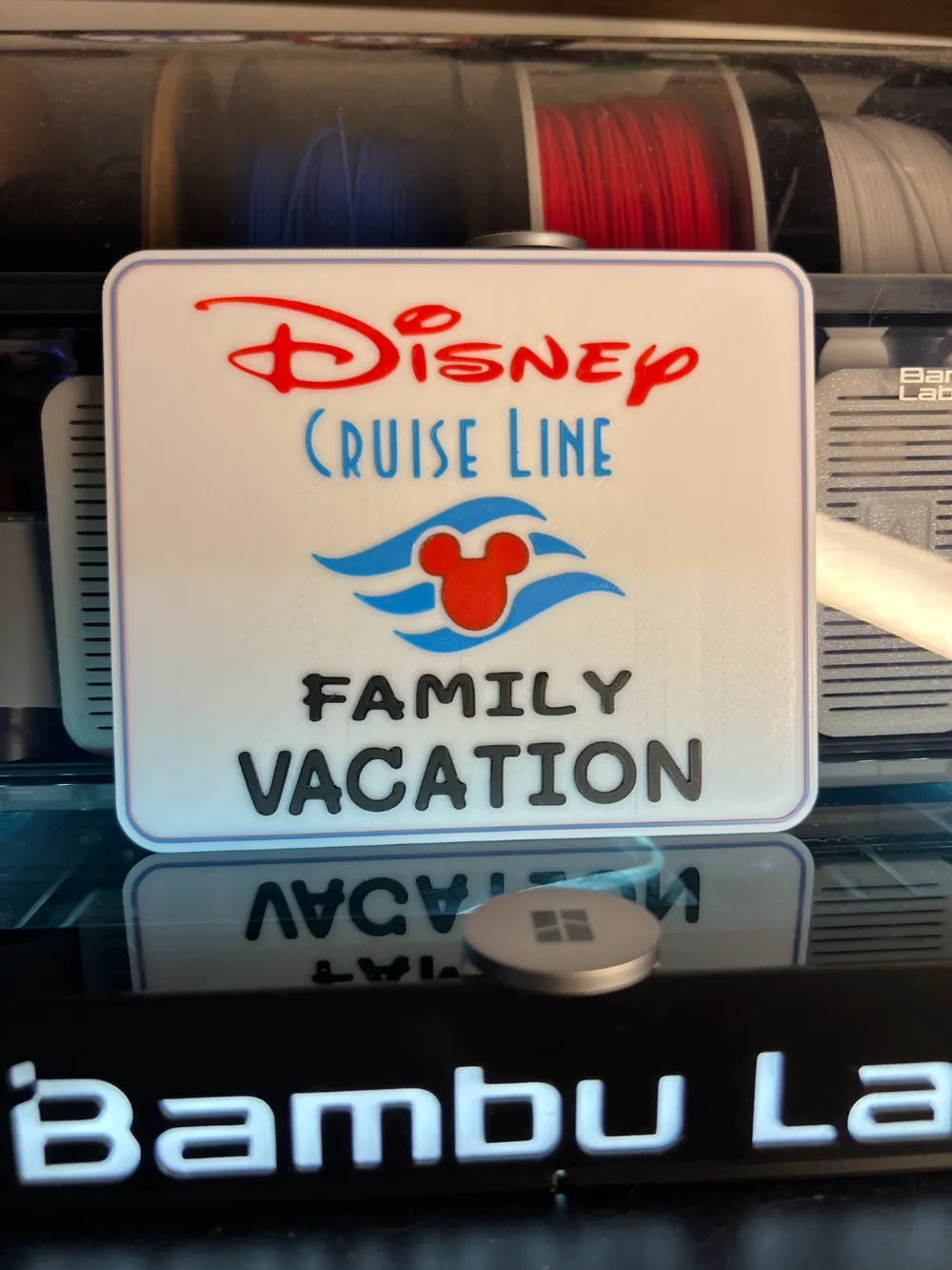 Disney Cruise Family Vacation Door Sign by 3Dprinting4fun - MakerWorld