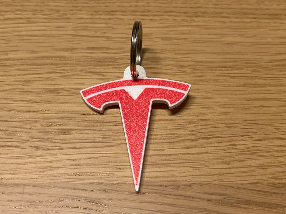 Tesla keychain - Portachiavi Tesla by 3Dingo - MakerWorld