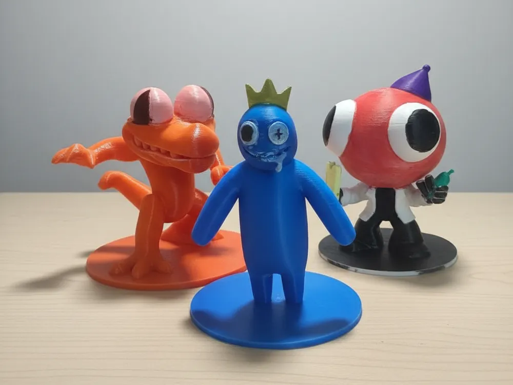 ROBLOX - Rainbow Friends - Character Figures - Free 3D Print Model ...