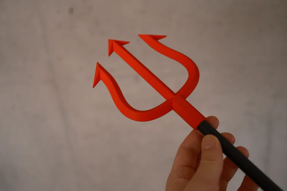 Simple Trident (Halloween/Devil/Poseidon) by christianselig - MakerWorld
