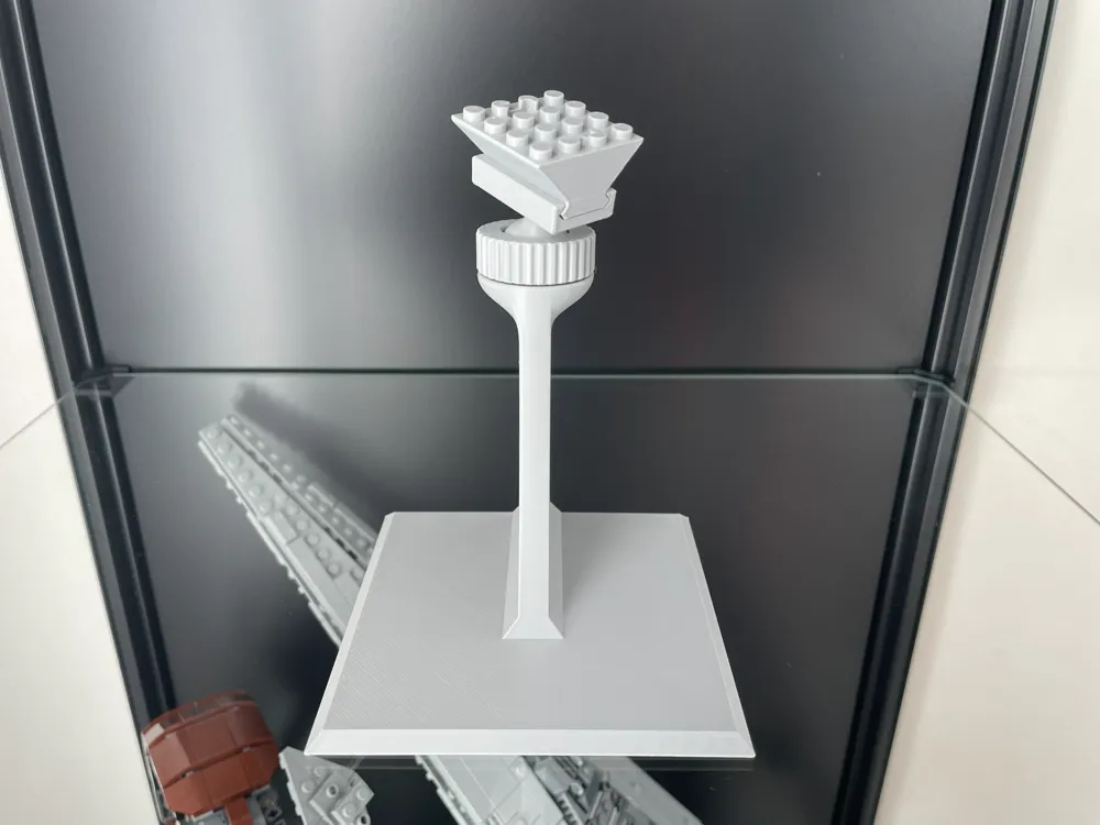Fully Rotatable Leg0 Brick Stand - Free 3D Print Model - MakerWorld