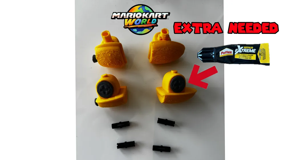 Mario Kart World | "Water Wheels" | Building Blocks - Free 3D Print ...