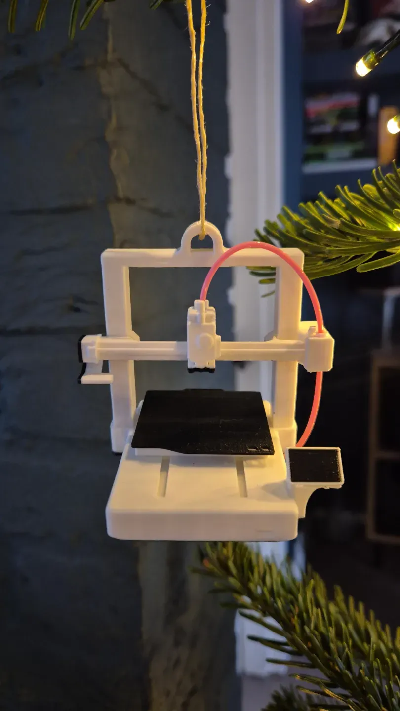 Bambu Lab A1 Christmas Ornament - Free 3D Print Model - MakerWorld