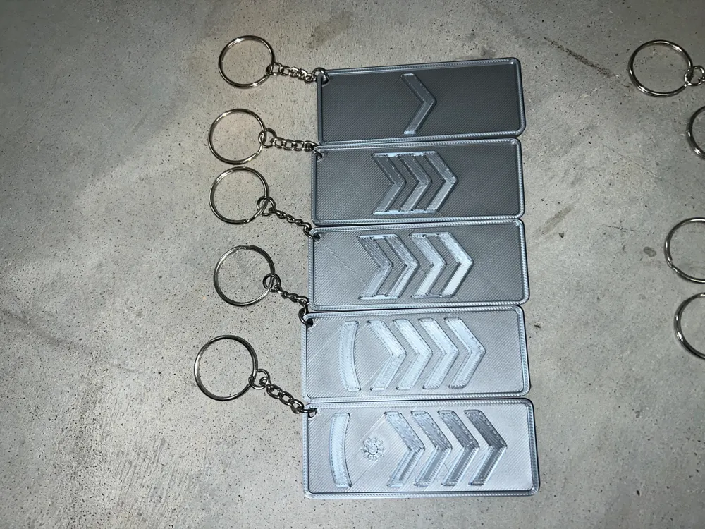 CSGO - CS2 Silver Ranks Keychains by MikoN - MakerWorld
