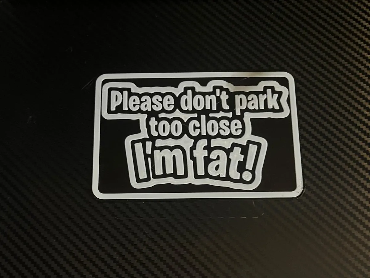 funny fat sign by Fiete G. Schütte MakerWorld: Download Free 3D Models