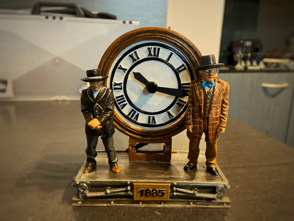 Tower Clock Diorama (Back to the Future) - Free 3D Print Model - MakerWorld