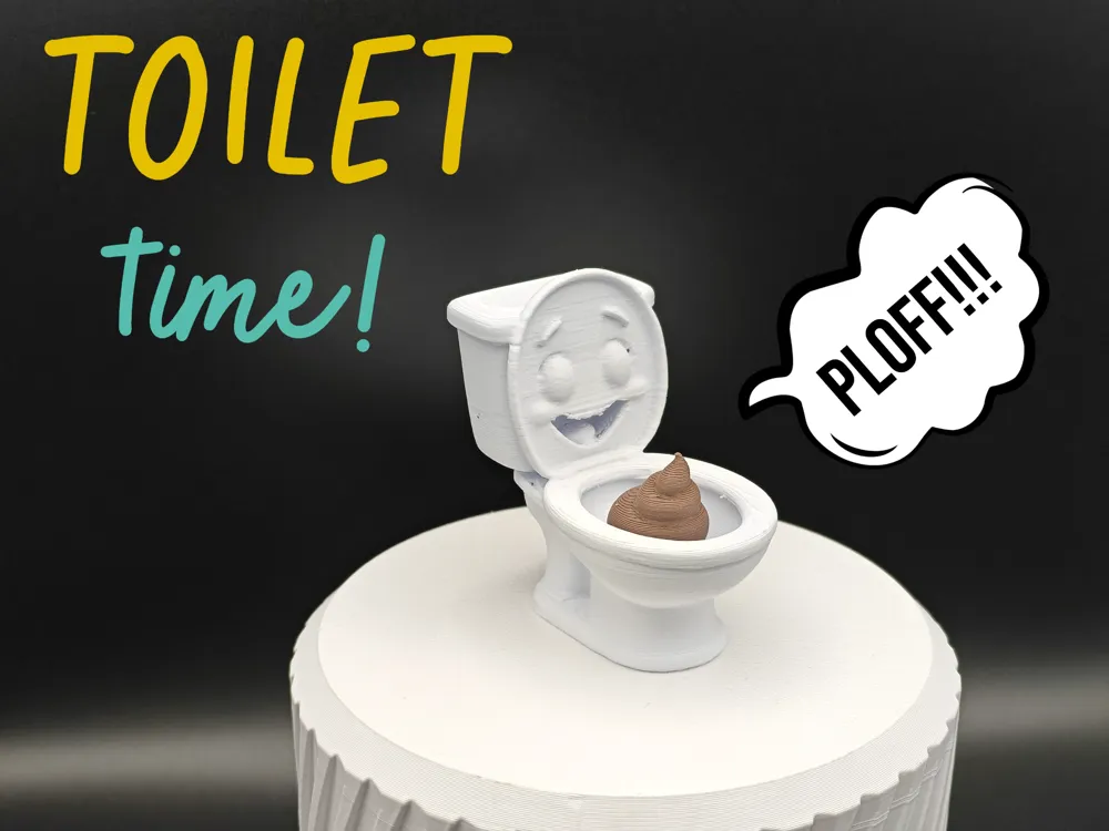 Toilet Time Poop by TuttoLandPrint MakerWorld: Download Free 3D Models