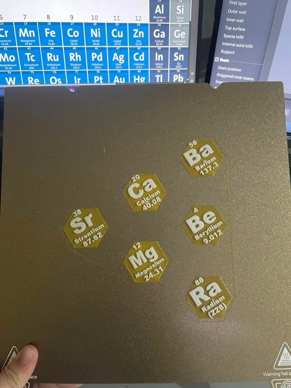 Periodic Table of Elements Complete - 118 Elements by 3D Proto Print ...