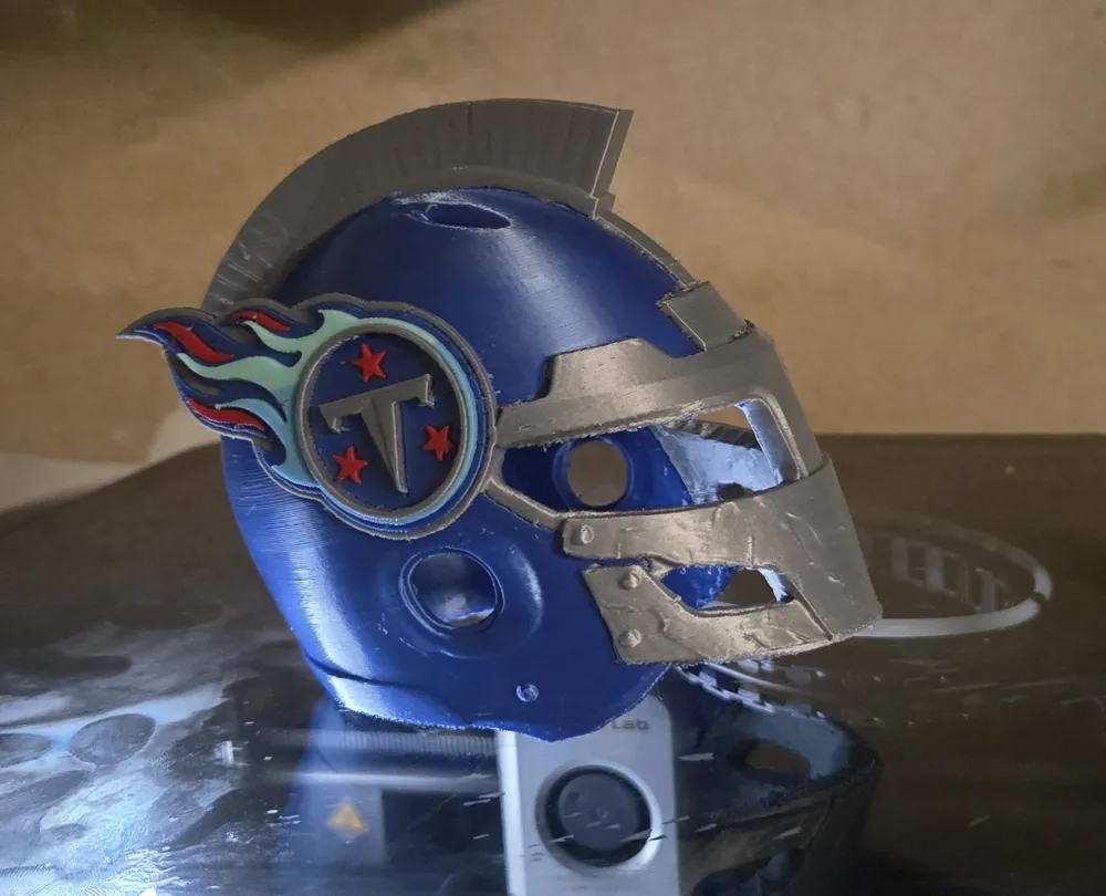 Tennessee Titans Mini Helmet - Free 3D Print Model - MakerWorld