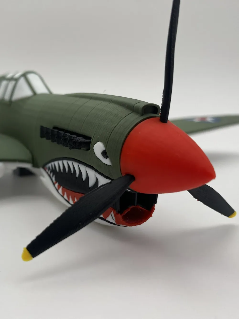 P-40 Warhawk - Flying Tigers - Free 3D Print Model - MakerWorld