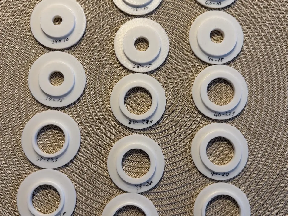 Lamp Mount - E27, 40, 38, 34mm to vari. E14 sizes - Free 3D Print Model ...