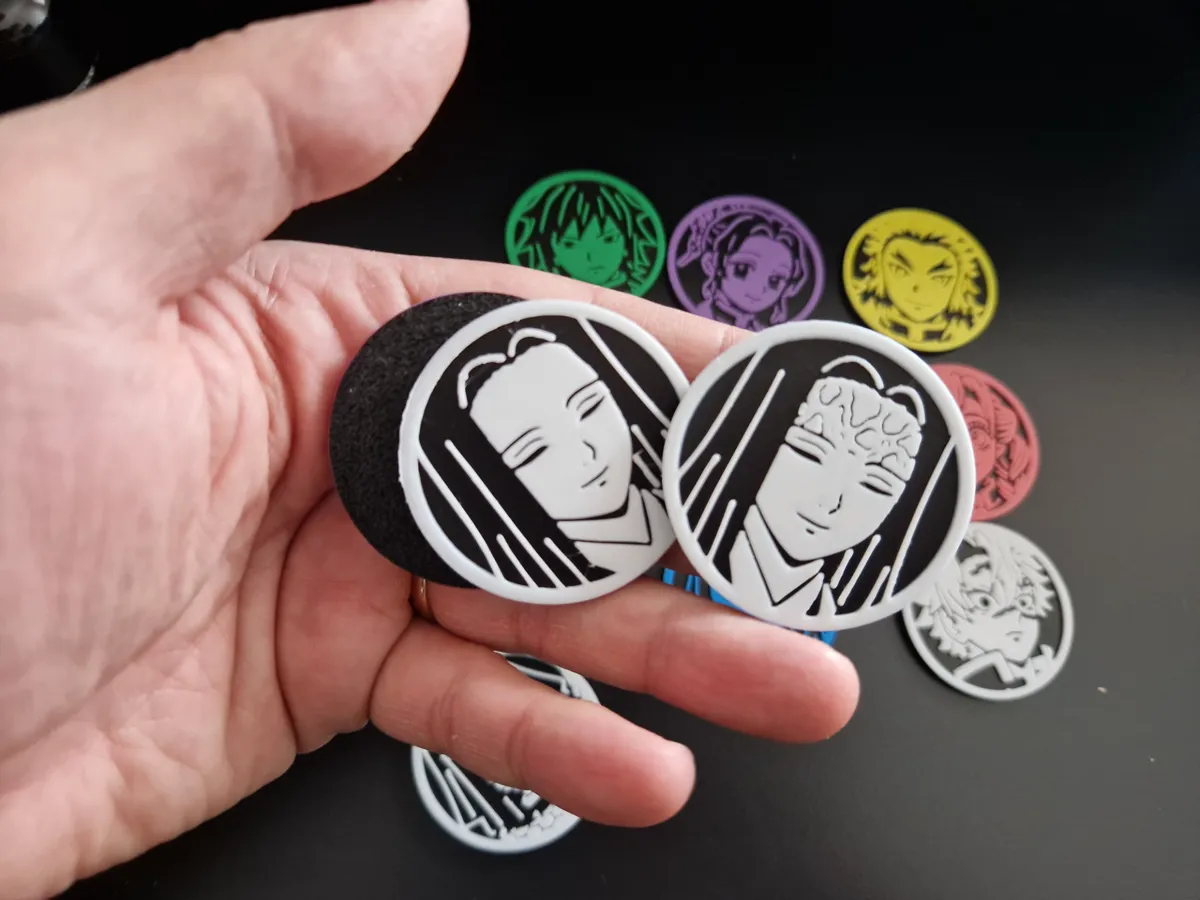 Kagaya Ubuyashiki (Demon Slayer) collectible coin - Free 3D Print Model ...