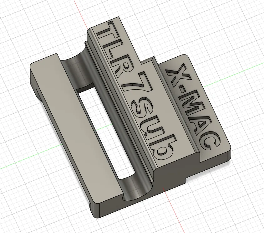 TLR7-sub 1913s Rail Key_Sig Sauer P365 XMacro by McAuley502 MakerWorld ...