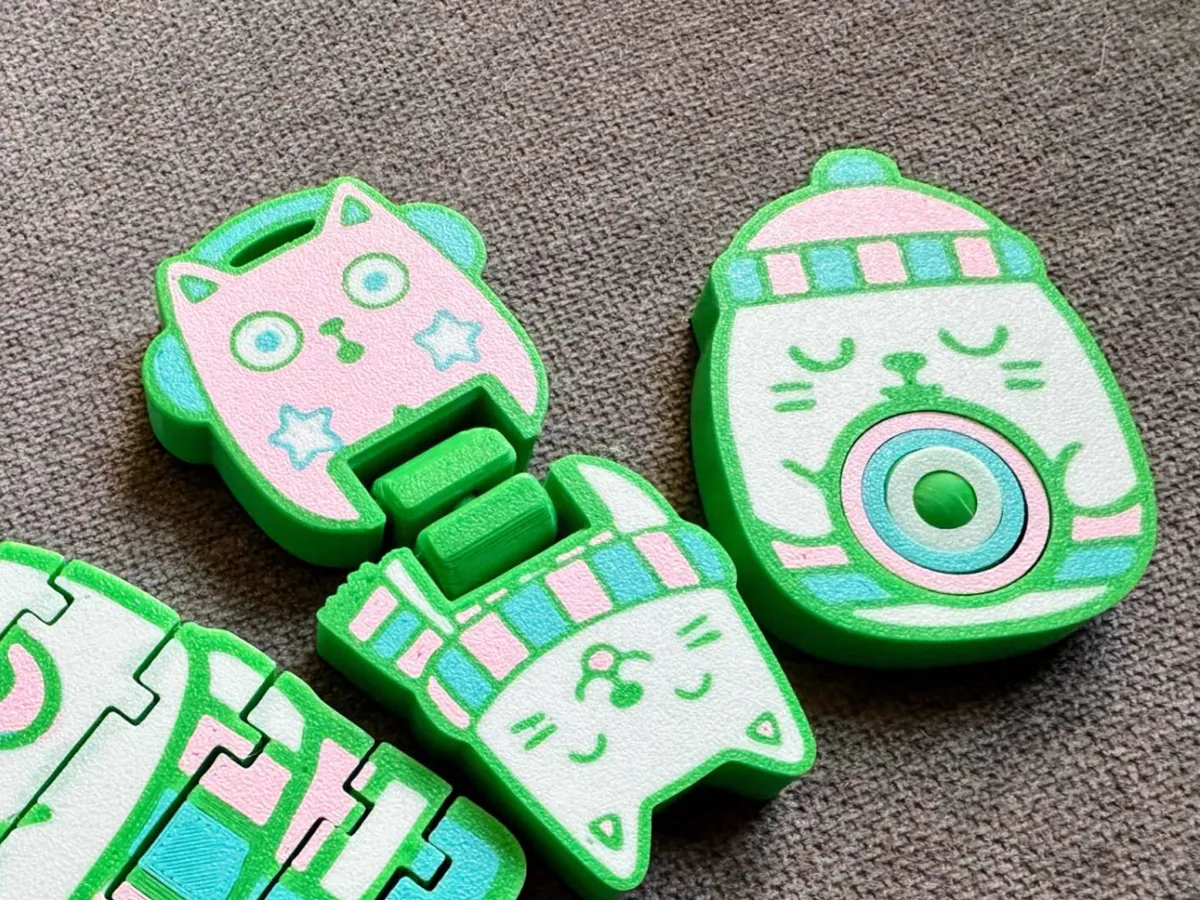 Valentine's Day Winter Kitty Fidget Collection - Free 3D Print Model ...